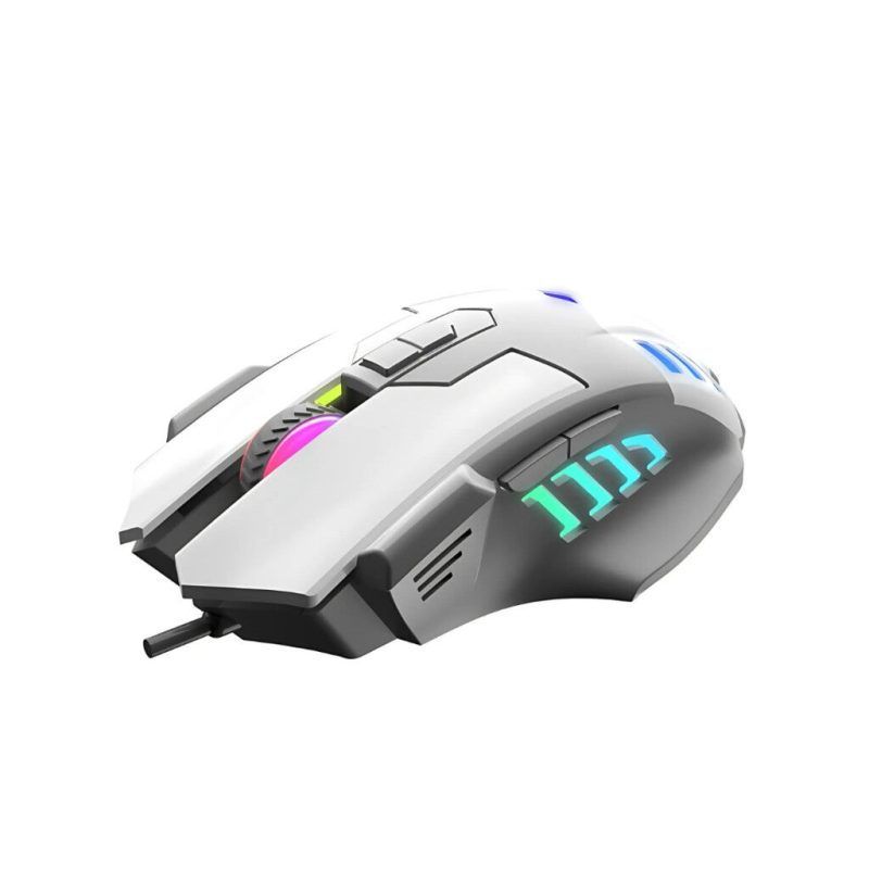 MOUSE GAMER MODX-053 X-WING- XAEA – BLANCO – Procel Catamarca
