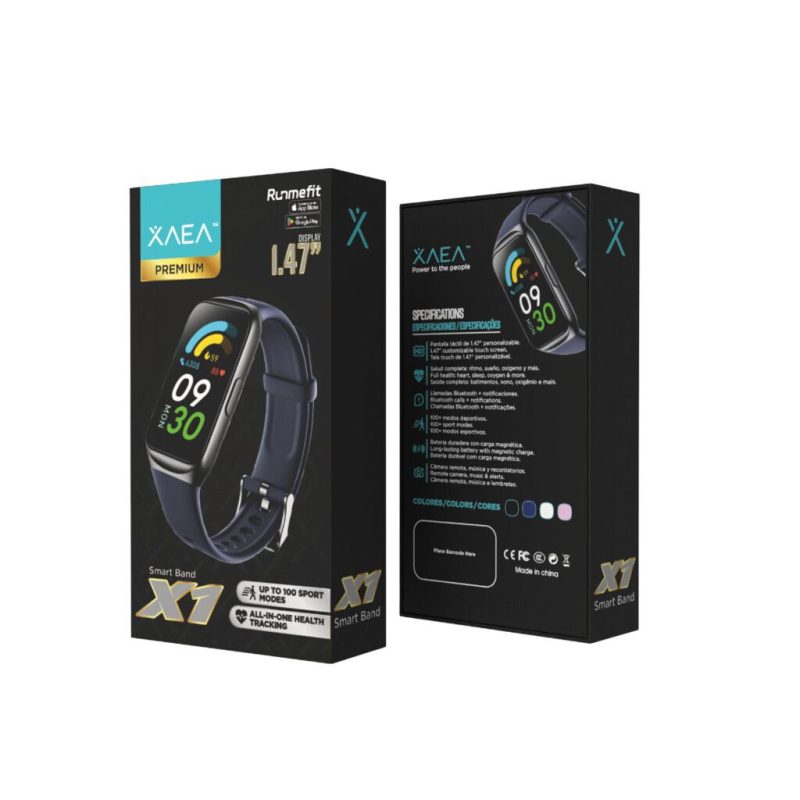 SMART BAND X1 MODX-0015 – XAEA – AZUL – Procel Catamarca